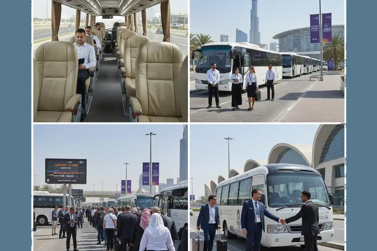 Exhibition & Trade Show Shuttle Service in Dubai and UAE – Arooj